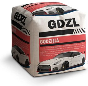 Sablio Taburet Cube Nissan GTR 35 Godzilla: 40x40x40 cm