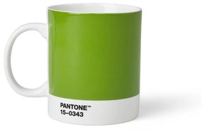 Zelený keramický hrnek 375 ml Green 15-0343 – Pantone