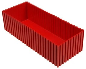 Plastová krabička na nářadí 70-100x250 mm, červená