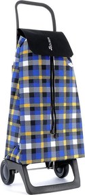 Taška na kolečkách ROLSER Jet Scottish Joy, modré káro