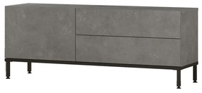 KALUNE DESIGN dřevěný TV stolek LIVA šedý 921YRD1110