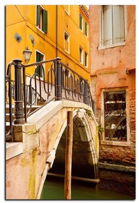 Obraz na plátně - Malý most v Benátkách - obdélník 7115A (90x60 cm  )