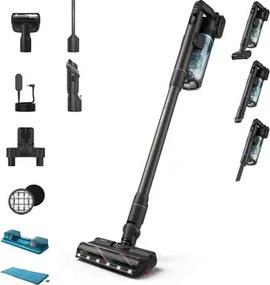 Philips Aqua 7000 XC7163/01 černo-modrá / Aku tyčový vysavač / Suché a