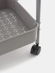 Sinsay - Tříúrovňový regál na kolečkách - šedá