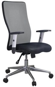 Manutan Expert  Kancelářská židle Manutan Penelope Top Alu, šedá