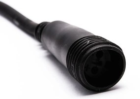 Easy Fix světelná girlanda, venkovní, 50 m, pro 100 žárovek E27, černý kabel, IP67, bez žárovek, cívka