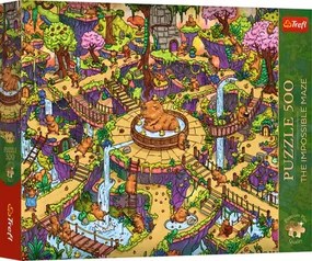 TREFL Puzzle Premium Plus The Impossible Maze: Vtipné kapybary / 500 d