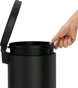 Simplehuman Pedálový odpadkový koš 4.5 l černá / kulatý
