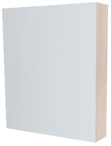 Mereo, Mereo Koupelnová zrcadlová skříňka 60 cm, galerka, 1x dvířka levá, Multidecor, Dub Patinovaný, MER-CN798G61DUP1