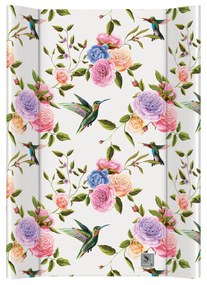 CEBA Podložka přebalovací 2-hranná s pevnou deskou (50x70) Comfort Flora&Fauna Flores