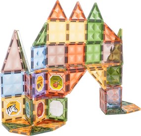Magnetická stavebnice BLOCK MAGNETIC 3D, 85 dílků