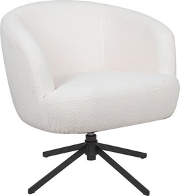 XXXLutz KŘESLO, kov, textil, bílá Cantus - Křesla klasická - 002674010601