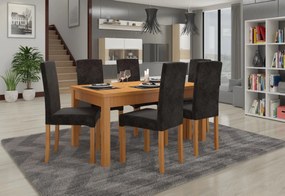 ADRK Furniture Sada stolu s židlemi RODOS 56 SE-ROD-56-A-B118