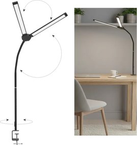 Brilagi - LED Stmívatelná stolní lampa USB VARIO LED/14W/5V 3000-6000K černá