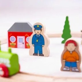 Bigjigs Rail Moje první vláčkodráha / 20 dílů / od 3 let