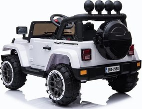 LEAN CARS Elektrické autíčko Jeep BRD-7588 bílé 4x4