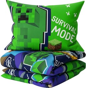 Dětské povlečení MINECRAFT MOOD barevné Rozměr povlečení: 70 x 80 cm | 140 x 200 cm