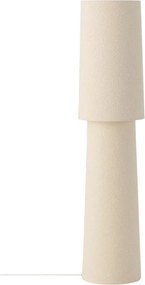 Krémová stojací lampa z materiálu bouclé (výška 119 cm) Philo – Ellos Home