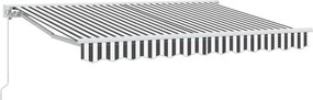 Rám markýzy Antracitová a bílá 350 x 200 cm 3329679
