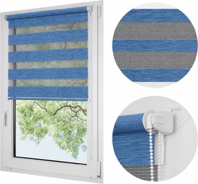 Roleta Den a Noc neinvazivní Premium Safír 51x150 cm