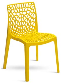 Stima Plastová židle GRUVYER Odstín: Arancio - Oranžová