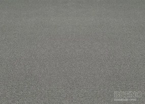 Breno Metrážový koberec PARIS 75 šedý, šíře 400 cm, Šedá
