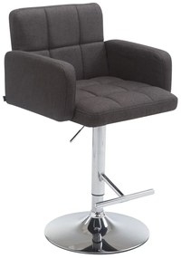 Barová židle DS1038899 látka - Tmavě šedá