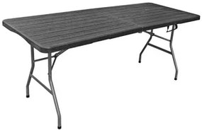 ROJA Stůl CATERING 180x74 cm ČERNÝ