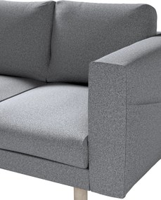 Potah na pohovku IKEA Norsborg 3-místná barva šedá látka pletený vzor