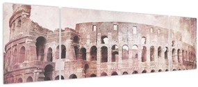 Obraz - Vintage pohlednice města N⁰2 (170x50 cm)
