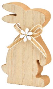Velikonoční dřevěný zajíc BOW BUNNY 12 cm