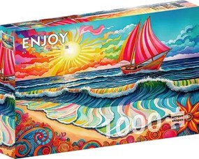 ENJOY Puzzle Plavba při východu slunce / 1000 dílků / od 14 let