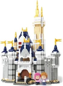 KOCO Stavebnice Pohádkový hrad / mini dílky / 1274 ks / plast / od 6 l
