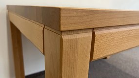 Drewmax ST170 120x80 cm dřevěný jídelní stůl masiv buk