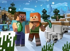 RAVENSBURGER Puzzle Minecraft / 4x100 dílků / 36 x 26 cm
