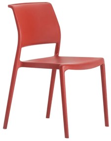OnaDnes -20% Pedrali Červená plastová jídelní židle Ara 310