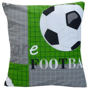 Stanex Povlak na polštářek bavlněný Fotbal (LS184) ROZMĚR: 40 x 40 cm