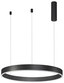 LED lustr Motif 60 černé stmívatelné