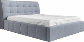 MOS Čalouněná postel LETTO Vogue 180x200 cm Barva látky Vogue: Černá (Vogue 18)