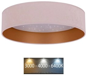 Brilagi - LED Stropní svítidlo VELVET STAR LED/24W/230V pr. 40 cm  růžová/zlatá
