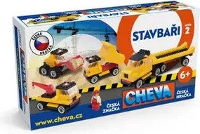 CHEVA Stavebnice Stavbaři sada 2 / plast / od 6 let