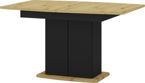 Jídelní rozkládací stůl Mons 140/210 cm dub Artisan/černý