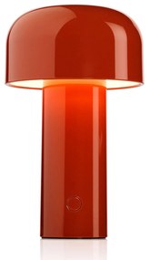 Nabíjecí LED stolní lampa FLOS Bellhop cihlově červená