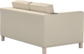Potah na pohovku IKEA  Karlanda 2-místná, krátký barva béžová látka pletený vzor