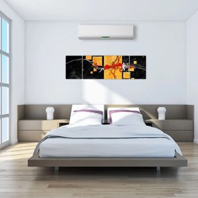 Abstraktní obraz - Tanečnice (170x50 cm)