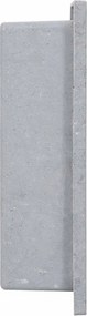 Nika do sprchového koutu matná šedá 41 x 36 x 10 cm 151389