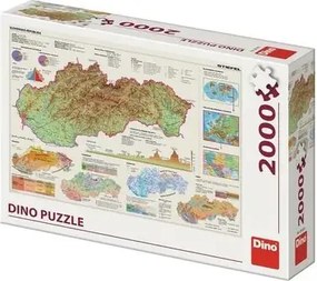 DINO Mapa Slovenska / 2000 dílků / od 15 let