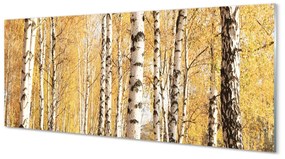 akrylový obraz podzimní stromy 120x60 cm