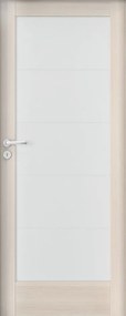 Interiérové dveře VERTE B - B5 - Ořech bělený, pravé "80", zámek pro dózický klíč (BB)