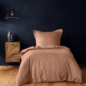 Bavlněný povlak na peřinu na jednolůžko v lososové barvě 140x200 cm Lina – douceur d'intérieur